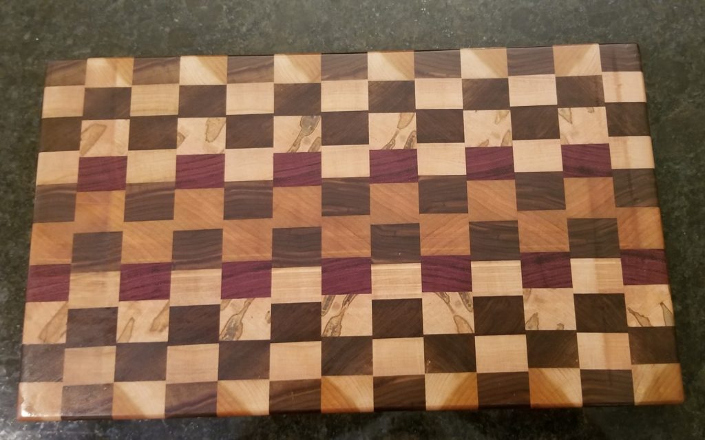 Checkerboard Cutting Board - Neil Joyce Woodworking